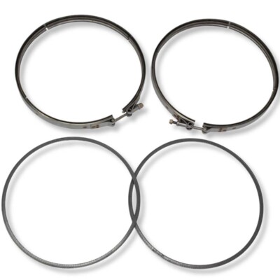 DPF Filter Clamp & Gasket Kit Fits Cummins ISX OEM Numbers 2871453 ...
