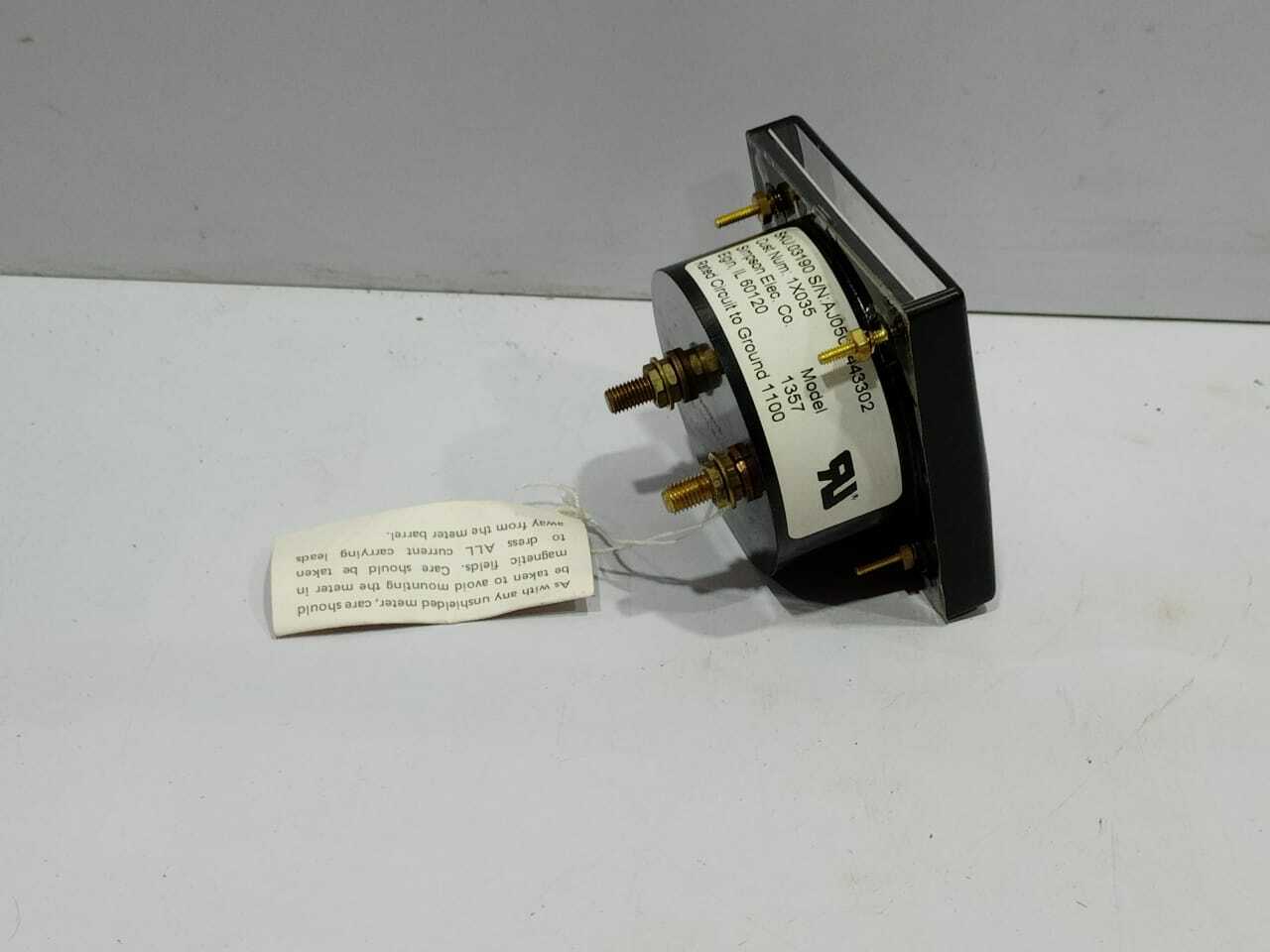 Simpson 1357 Meter 0-15 AC Amperes W W Grainger 1X03 Panel Meter | eBay