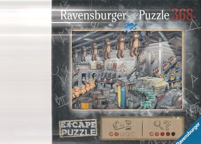 Ravensburger Escape Puzzle 368 “The Toy Factory" Complete with Booklet ...