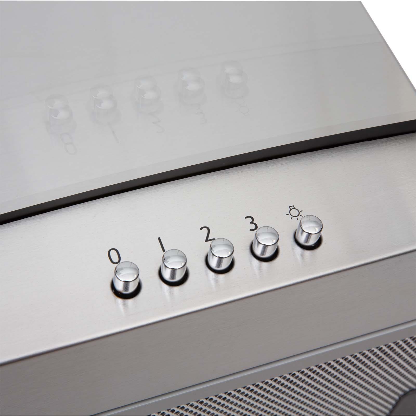 90cm Island Cooker Hood Kitchen Extractor Fan In Stainless Steel - SIA ...