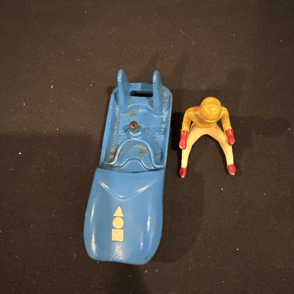 Hela-Bob 2 Man Bobsled Karl Heusser Germany Cast Iron Race Toy Vintage ...
