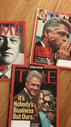 One Bill Clinton Time Magazine ELECTION SPECIAL Double Trouble Truth ...