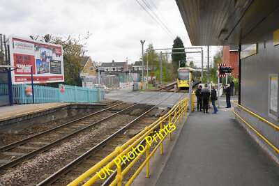 Photo 6x4 Tram coming into Navigation Road Metrolink Station Altrincham ...