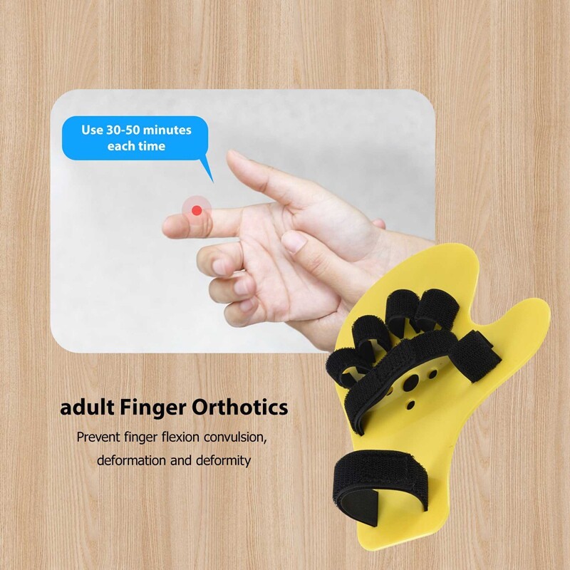 Finger Orthotics Fingerboard Stroke Hand Splint Training Support for ...