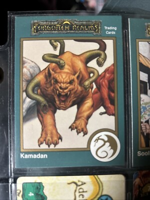 TSR Series 1993 Forgotten Realms Kamadan Red Border Rare Trading Card ...