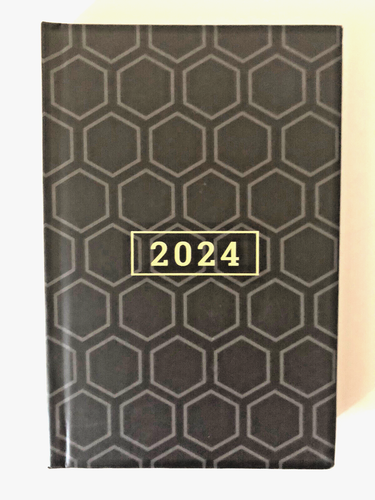 2024 Jot Weekly Hard Cover Pocket Planner Calendar Organizer Book Black ...