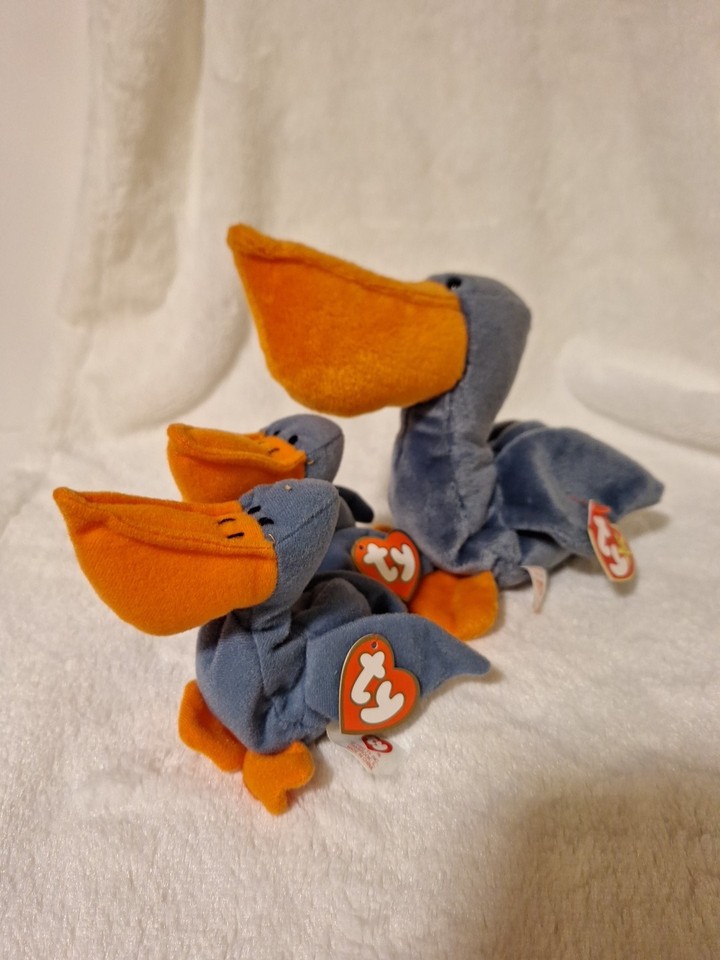 12 Ty Bird Beanies: Flashy, Rocket, Loosy, Scoop, Puffer, Early, KuKu ...