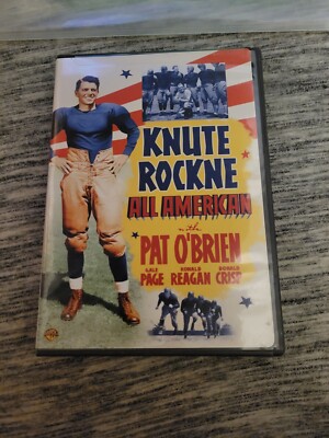 KNUTE ROCKNEY - ALL AMERICAN - DVD - PAT O'BRIEN, RONALD REAGON, GALE ...