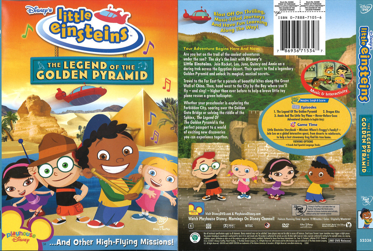 730A NEW SEALED DVD Region LITTLE EINSTEINS GOLDEN PYRAMID | eBay Australia