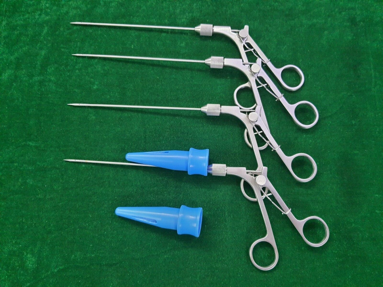 4pc Laparoscopic Suture Passer 2.5mmx170mm with Blue Cone Reusable ...