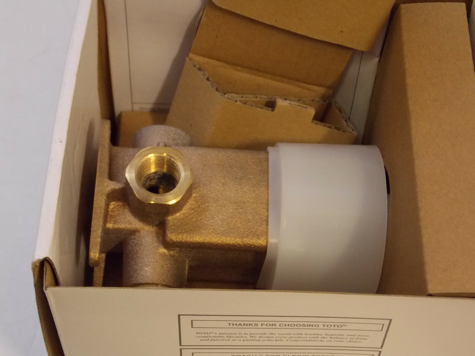 Toto TS2A One-Way Rough-In Control Valve - Bronze | eBay