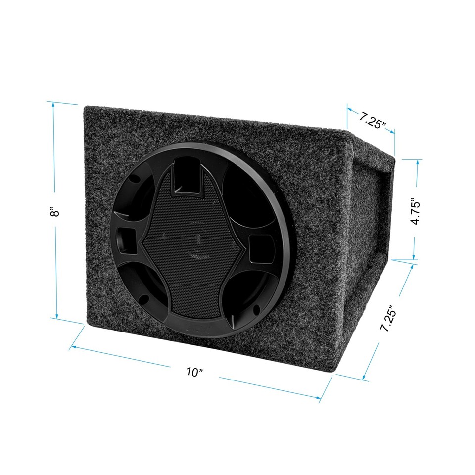 SDX Audio 6"x9", 5"x7", 6.5" 4-way Car Speaker System Hatchback Box (a ...
