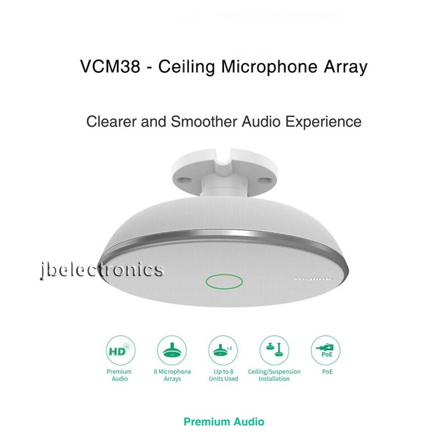 Yealink VCM38 Microphone Ceiling Array for sale online | eBay