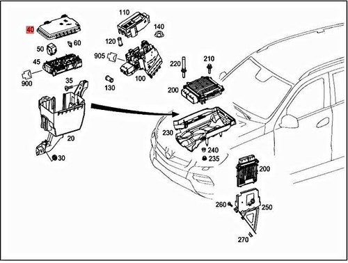 Genuine MERCEDES C292 W166 X166 Cover eqp. Compartment 1665400182 | eBay