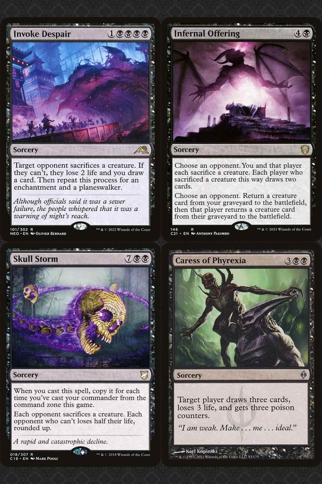 Ob Nixilis, Unshackled Commander Deck POX Control Magic EDH MTG Ready ...