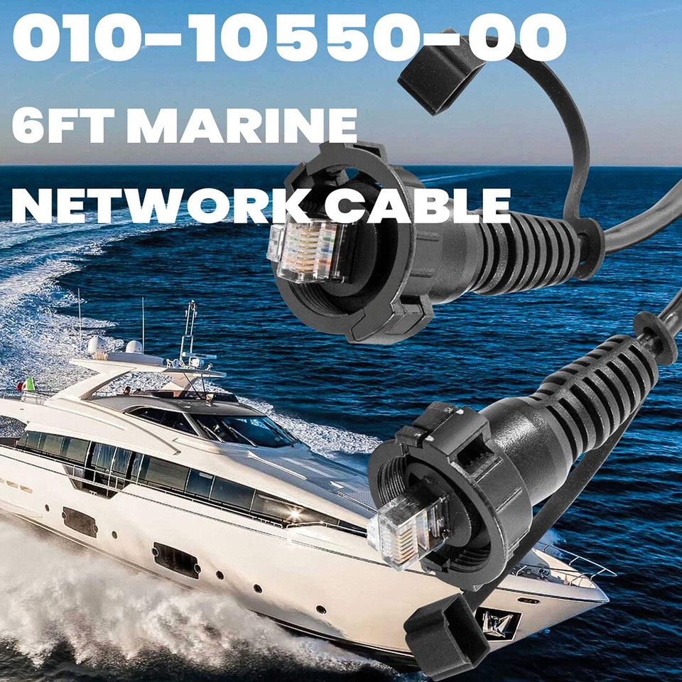 for 010-10550-00 Garmin 6 Feet Marine Ethernet Network Cable Connector ...