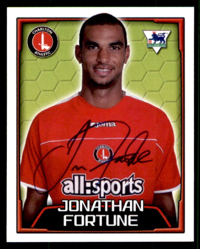 Merlin’s F.A. Premier League 04 - Jonathan Fortune Charlton Athletic No ...