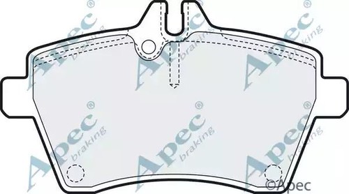 PAD1439 Apec Set Plaquettes de Frein Avant Remplacement 1694200220 ...