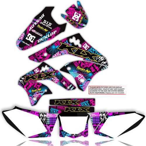 2008 - 2017 KAWASAKI KLX 250 DIRT BIKE GRAPHIC KIT NIGHTRIDER 09 10 11 ...