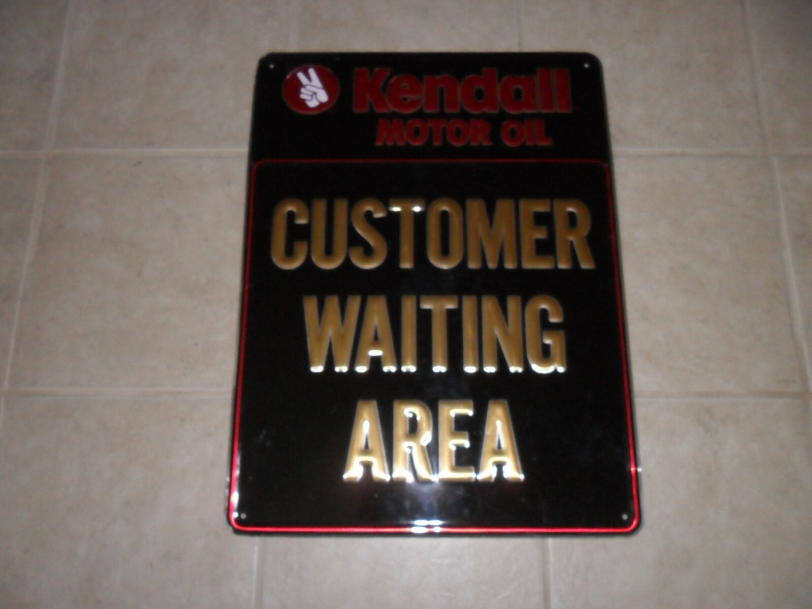 Vintage Kendall Motor Oil Sign Gas Station Scioto Sign , Kenton Ohio | eBay