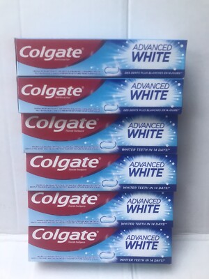 Colgate Advanced White Toothpaste 100ml X 6 Tubes 6281001101192 | eBay