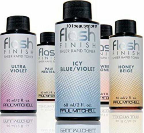 Paul Mitchell Flash Finish Sheer Rapid Toner 2oz & PM Processing liquid ...