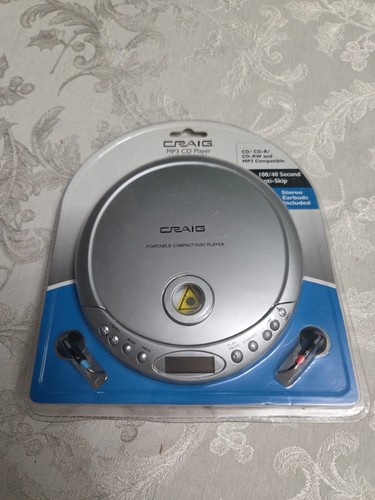 Craig Portable Compact CD/CD-RW/MP3 Player w/ Headphones Anti-Skip ...