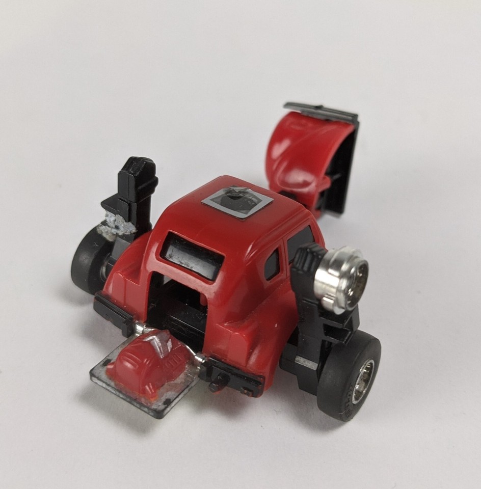 1984 Hasbro Transformers Mini-Car Red Bumblebee Figure 100% Incomplete ...