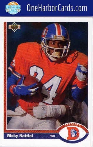 1991 Upper Deck Denver Broncos #384 Ricky Nattiel | eBay
