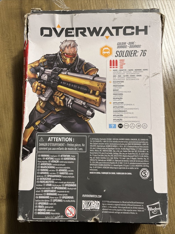 Overwatch Ultimates - Soldier: 76 (Golden) - Action Figure Hasbro ...