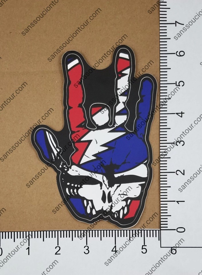 Grateful Dead - SYF Jerry hand print vinyl lot sticker, JGB, SYF | eBay