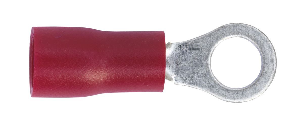Sealey Easy-Entry Ring Terminal 4.3mm (4BA) Red Pack of 100 RT24 | eBay