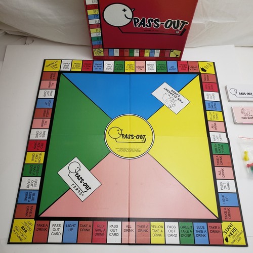 Vintage Frank Bresee's 1962 Pass-Out Adult Game NOT COMPLETE FOR PARTS ...
