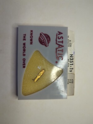 Astatic N351-1s Stylus Sapphire Needle Original Packaged Needle | eBay