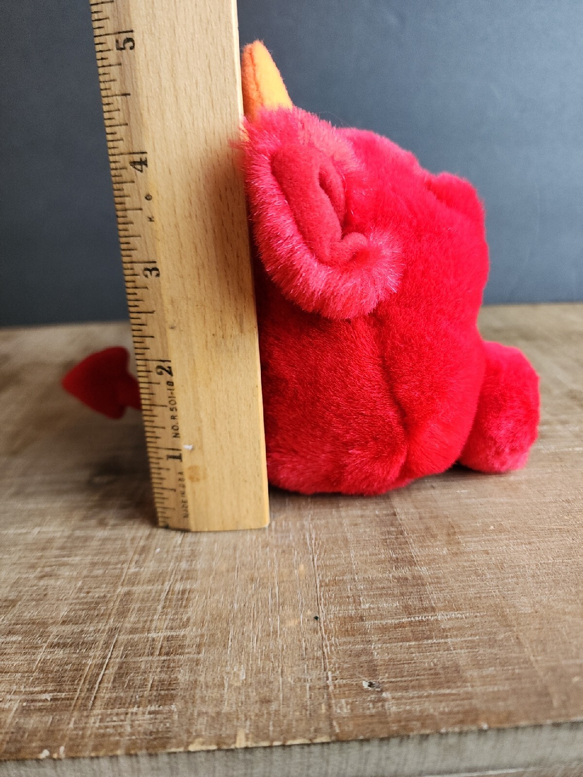 Vintage 1997 PUFFKINS LIMITED EDITION RED DEVIL Halloween Stuffed PLUSH ...