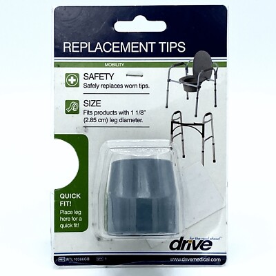 Drive Utility Replacement Tip 1-1/8" Gray | eBay