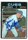 Jim Colborn autographed baseball card (Chicago Cubs) 1971 Topps #38 | eBay