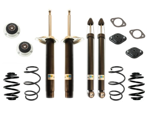 Bilstein B4 Front Struts & Rear Shocks Mounts Coil Springs Kit For BMW ...