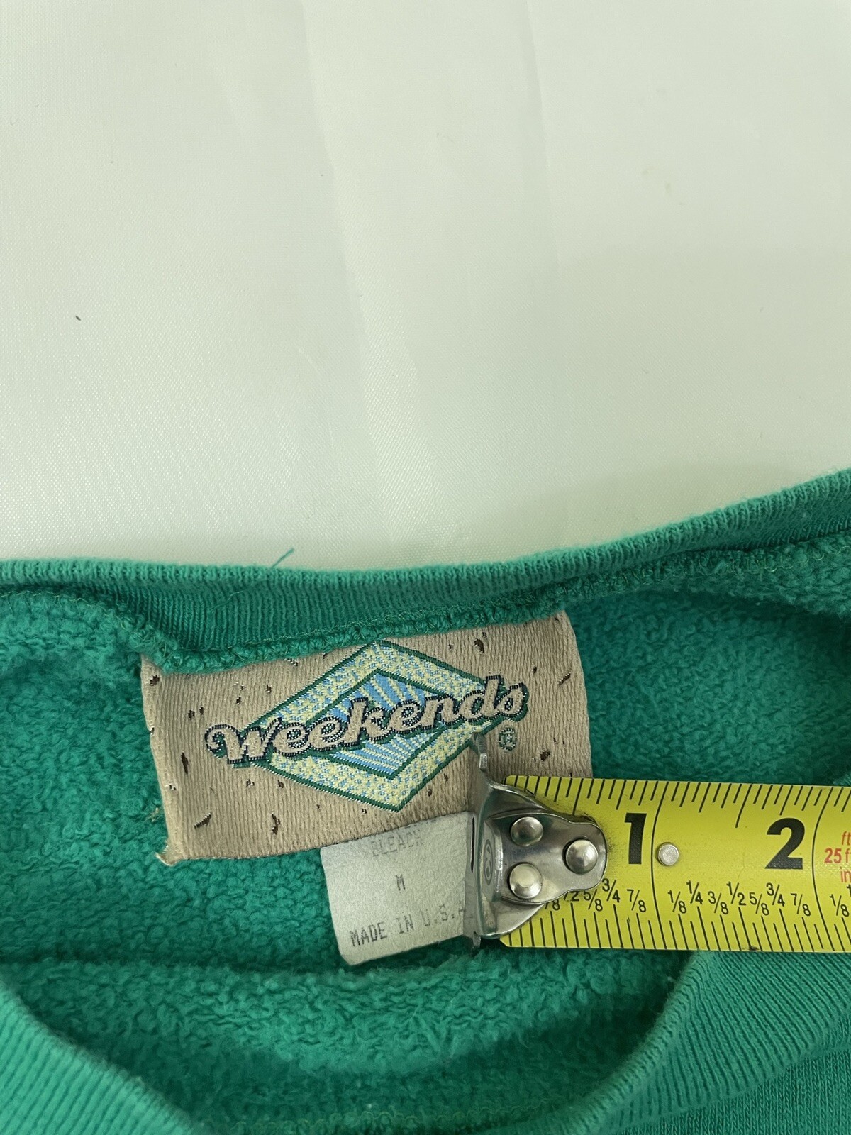 Vintage 1989 80d Retro Cute Terrific Pacific Green Womens Crop Top ...