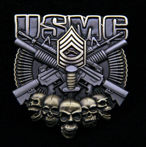 MASTER SERGEANT MSgt E-8 CHALLENGE COIN US MARINES SNCO SEMPER FI PIN ...