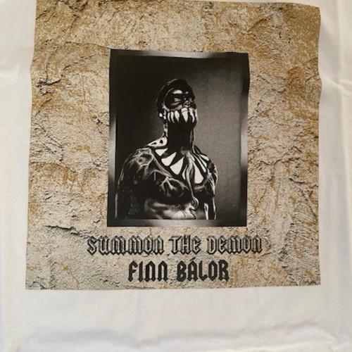 WWE T-Shirt Finn Balor Summon the Demon Mache Kicks Judgement Day Large ...