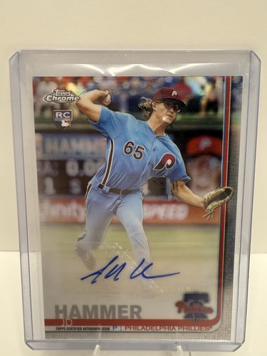 2019 Topps Chrome Update JD Hammer Rookie Refractor Auto | eBay