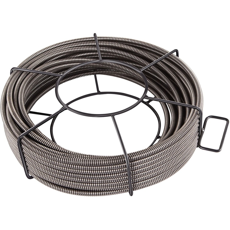 Drain Cleaning Cable 50 Feet x 1/2 Inch Solid Core Cable Sewer Cable ...