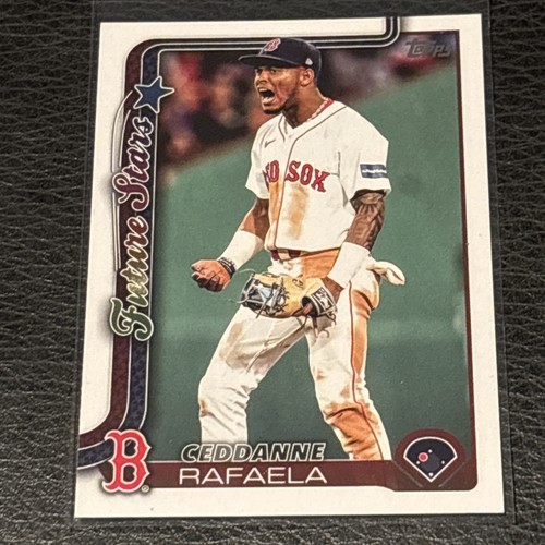 Ceddanne Rafaela 2025 Topps Series 1 #148 Boston Red Sox Baseball Card ...