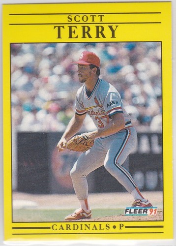 M) 1991 Fleer Baseball Trading Card - Scott Terry #647 | eBay