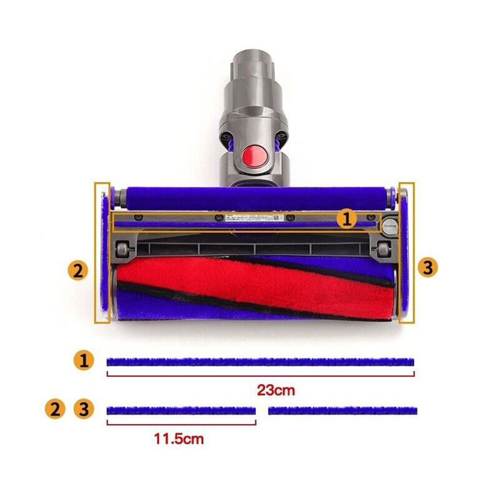 Replacement Bottom Strip Plush Strip Felt Strip for V6 V7 V8 V10 V11 ...