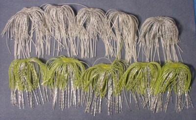 10 Assassinator Spinnerbait Chatterbait Silicone EZ Trailer Skirts 2 ...