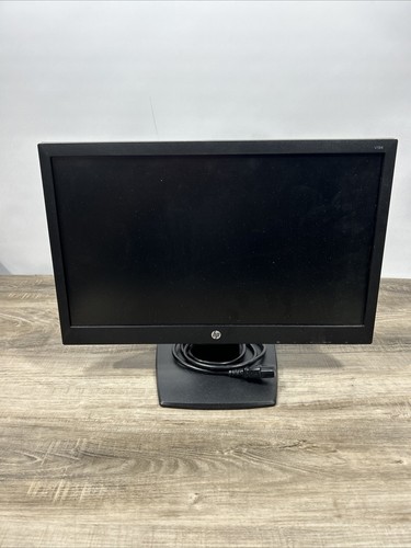 HP V194 17" Flat Panel Monitor - VGA - Tiltable - Black w/ Power Cord ...