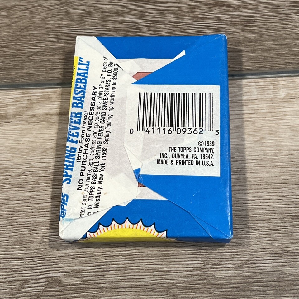 1989 Topps Major League Baseball Bubble Gum Cards - NEW | eBay