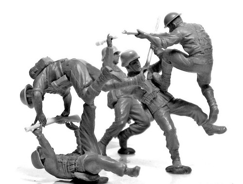 Master Box 3592 - 1/35 - Hand-to-hand fight British and German Infantry ...